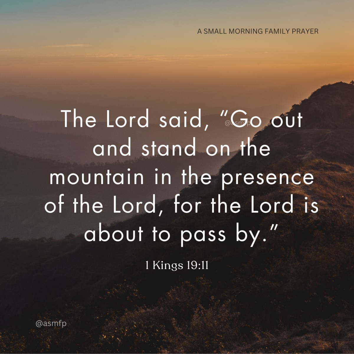 THE LORD WHO HAS PROMISED US IS FAITHFUL . – A Small Morning Family Prayer