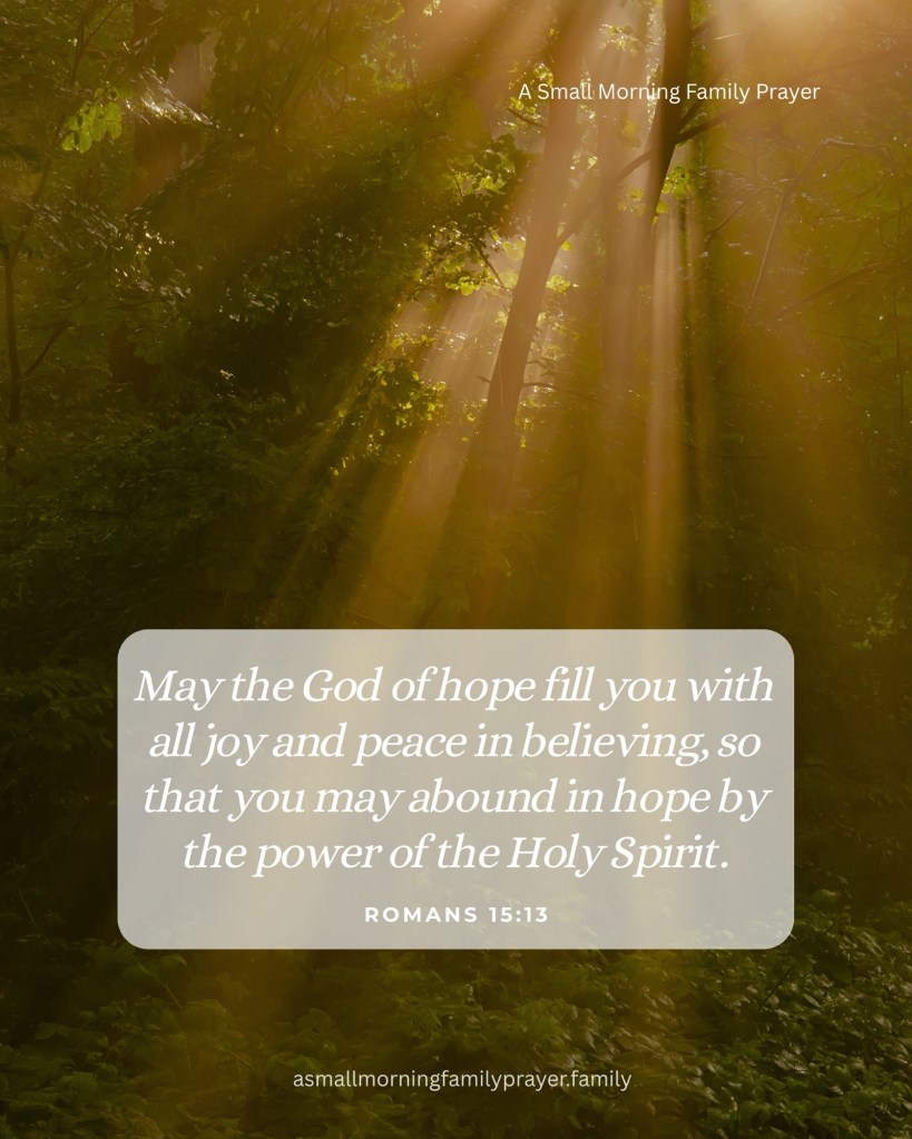 TRUST IN THE LORD. FOR, HIS PLANS ARE TO GIVE US A FUTURE WITH HOPE ...